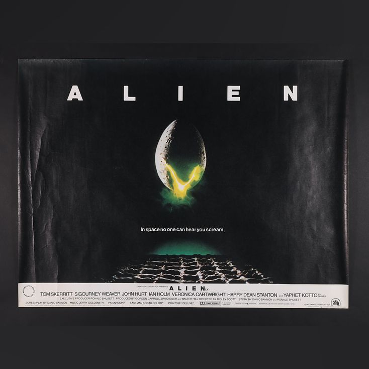 Lot 14 - Online Poster Auction - UK Quad, 1979 | ALIEN (1979)