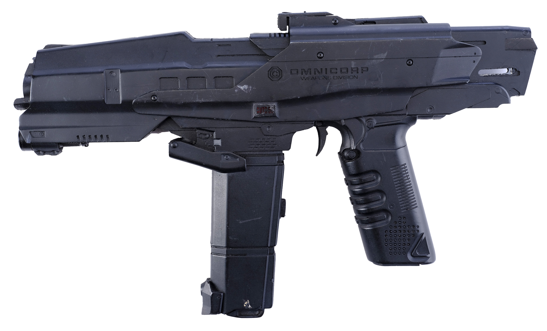 Lot 303 - RoboCops Stunt-Modified M2 Battle Rifle and Police Badge ...