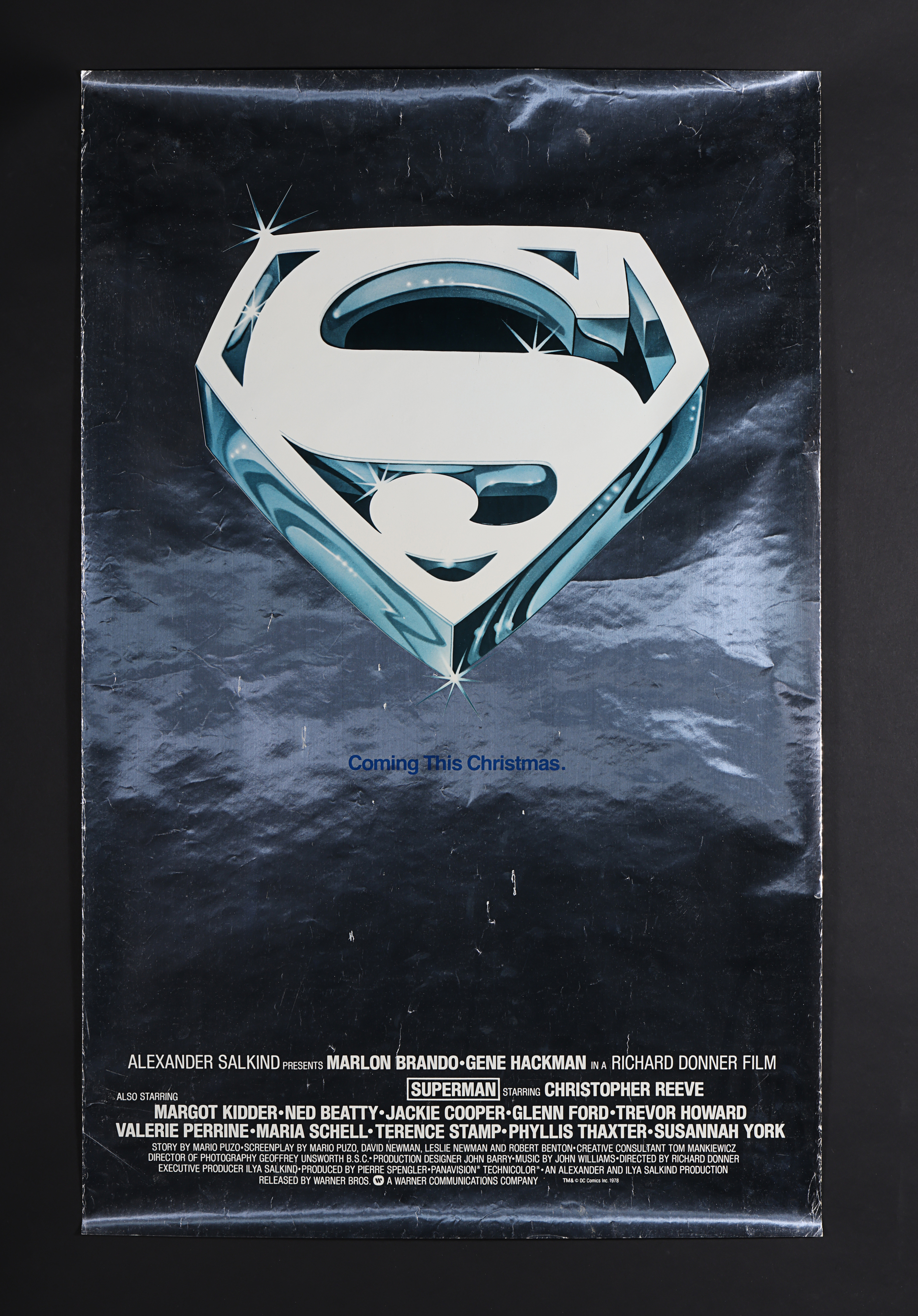 Lot #415 - SUPERMAN (1978) - Advance Foil US One-Sheet, 1978