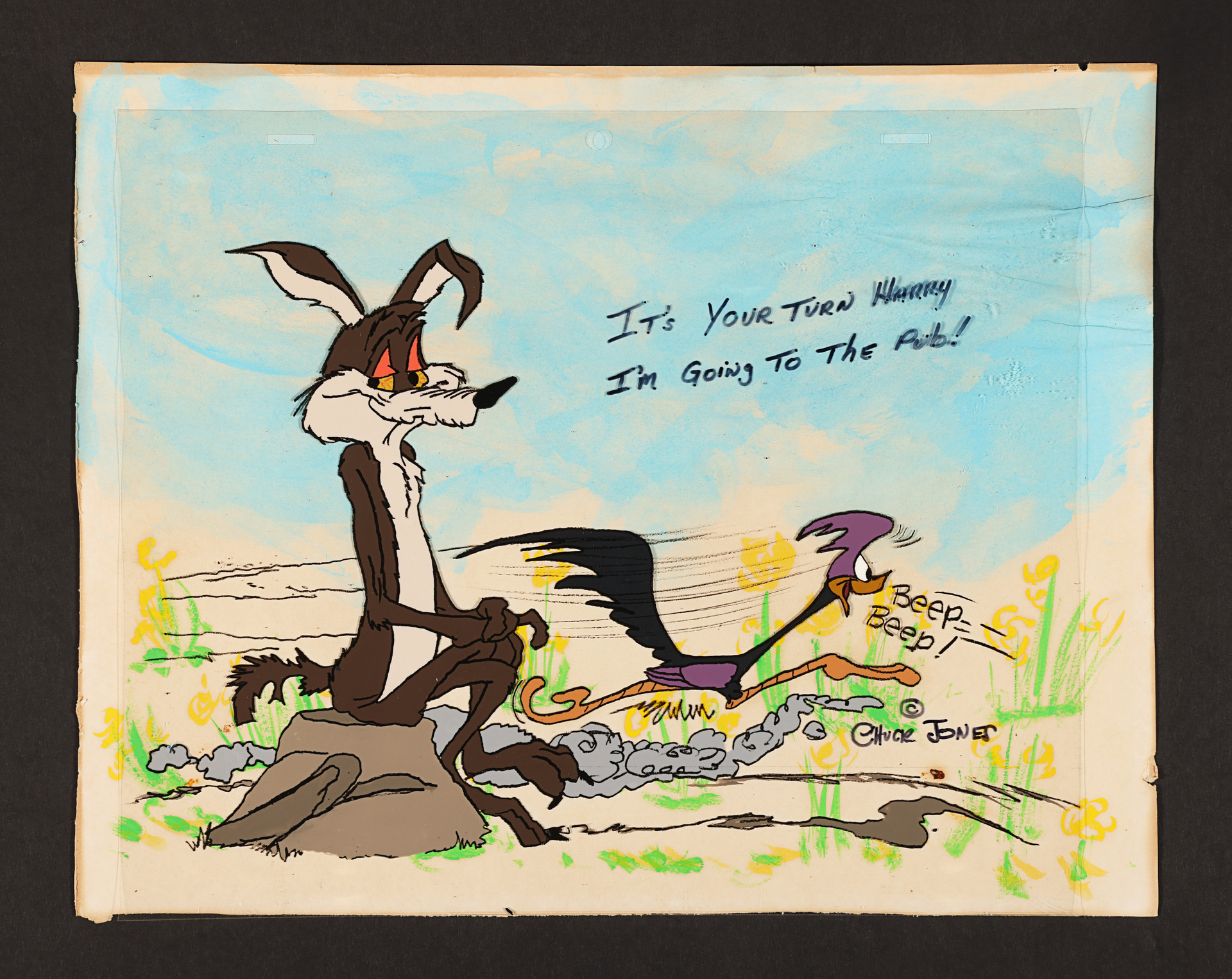 Lot #336 - THE ROAD RUNNER SHOW (T.V. SERIES, 1966-1973) - Original ...