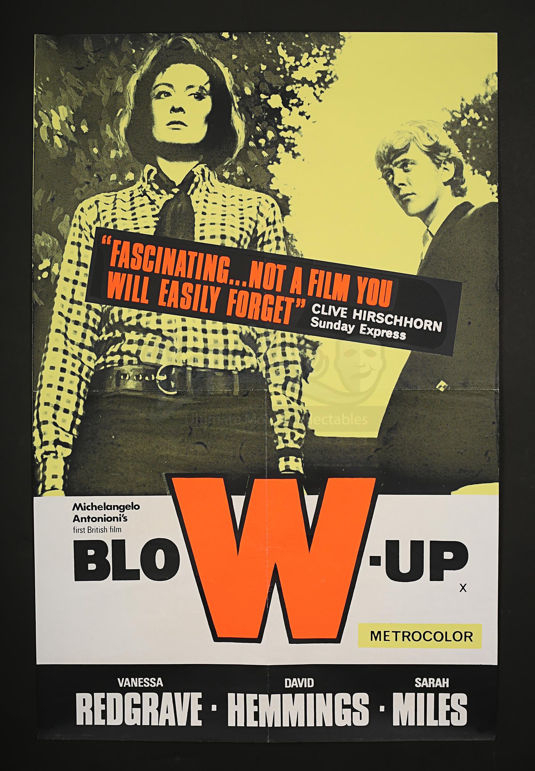 Set of Six UK Double-Crown Posters (1966) | BLOW UP (1966)