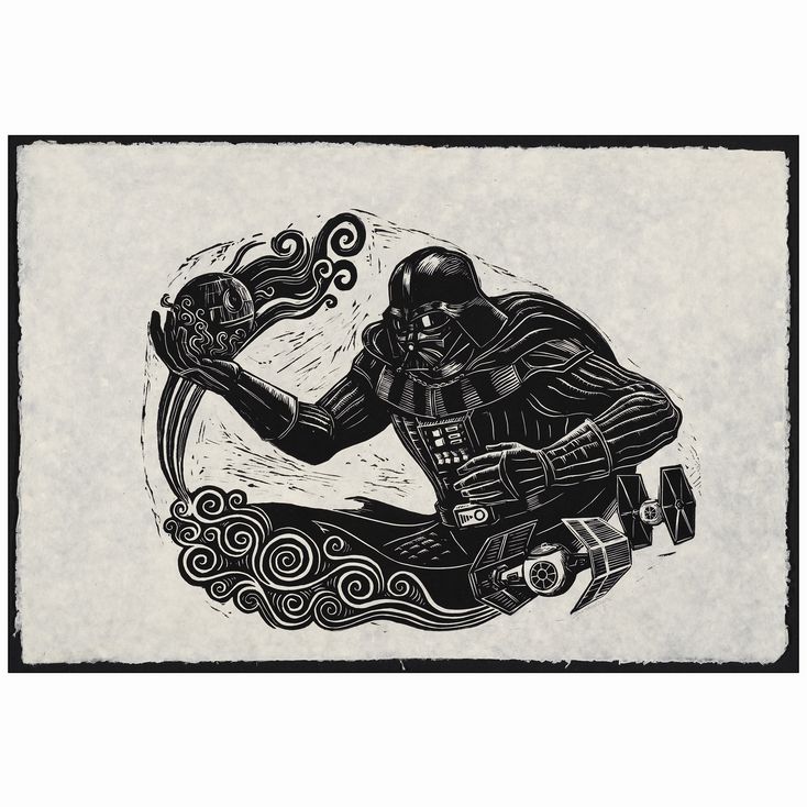 777. Hand-Signed Limited Edition Linocut Print on Lokta Paper (30 x 20 ...