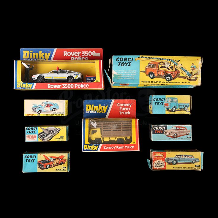 Assorted Dinky and Corgi Diecast Vehicles | VINTAGE TOYS
