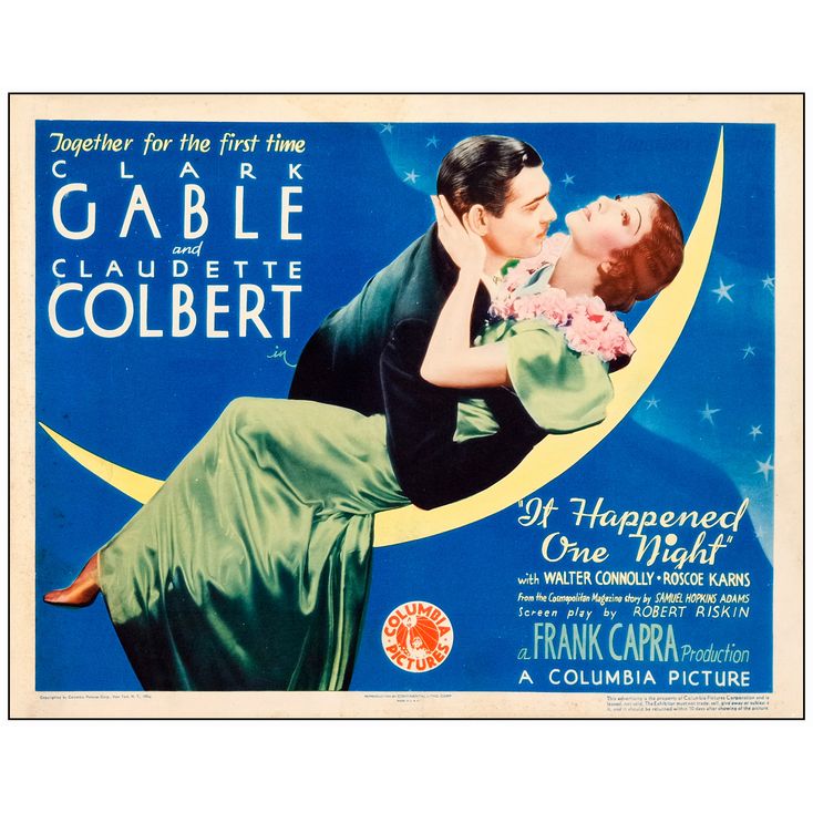 195. IT HAPPENED ONE NIGHT (1934) Title Lobby Card (11 x 14) Very Fine ...