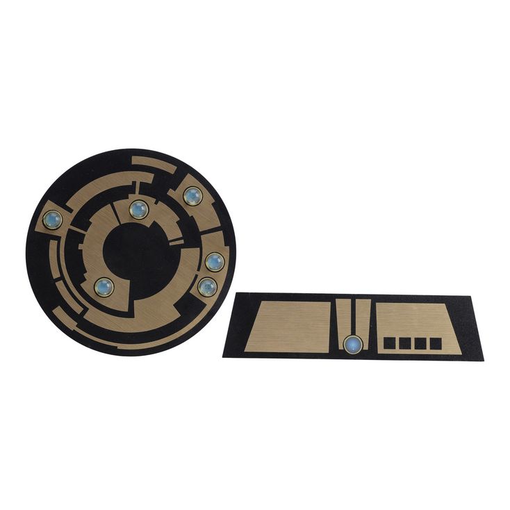 1504. Michael and Denise Okuda Collection Pair of Enterprise-J Control ...