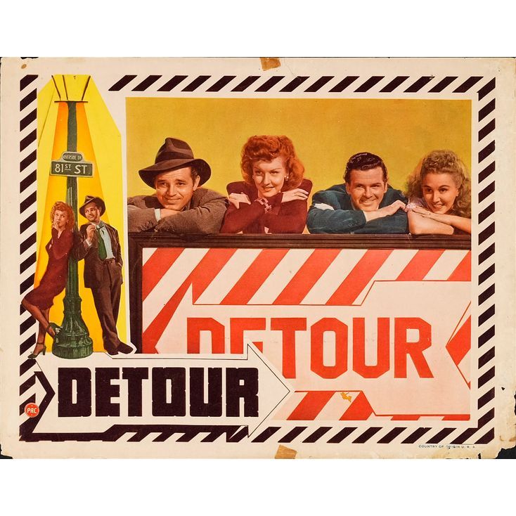 115. DETOUR - Lobby Card Lobby Card (11 x 14) Very Good | DETOUR (1945)