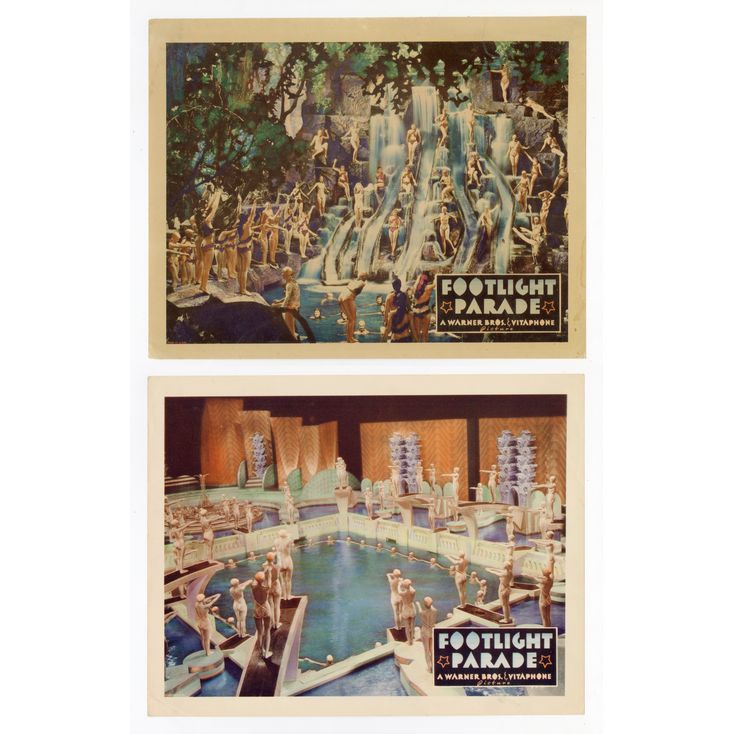 152. FOOTLIGHT PARADE - Lobby Cards Lobby Cards (2) (11 x 14) Fine ...