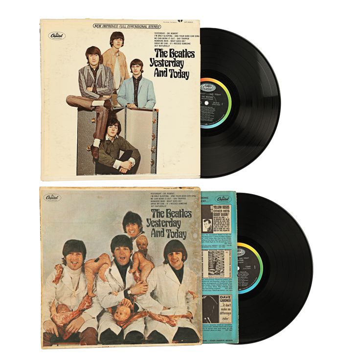 Lot # 451: THE BEATLES - Pair of Yesterday and Today Vinyl Albums