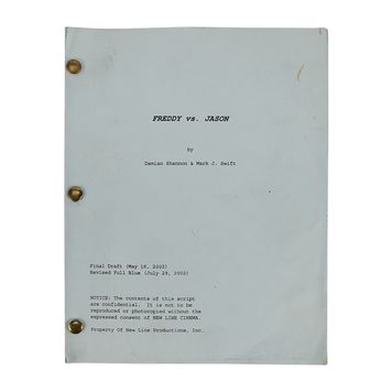 Lot # 935 : FREDDY VS. JASON (2003) - Mario Kirner Collection: Final ...