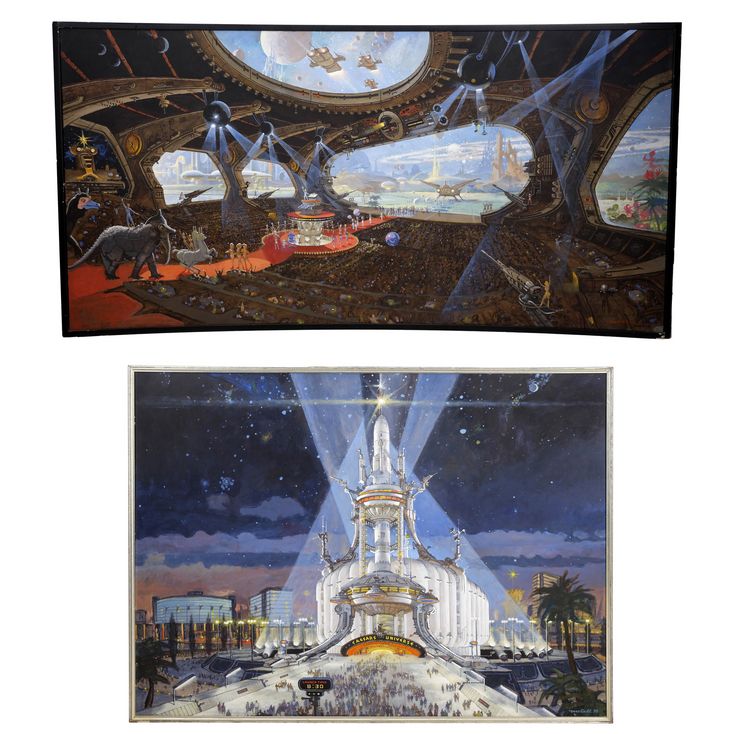 Lot # 1366: ROBERT MCCALL ARTWORK - Douglas Trumbull Collection: Pair ...