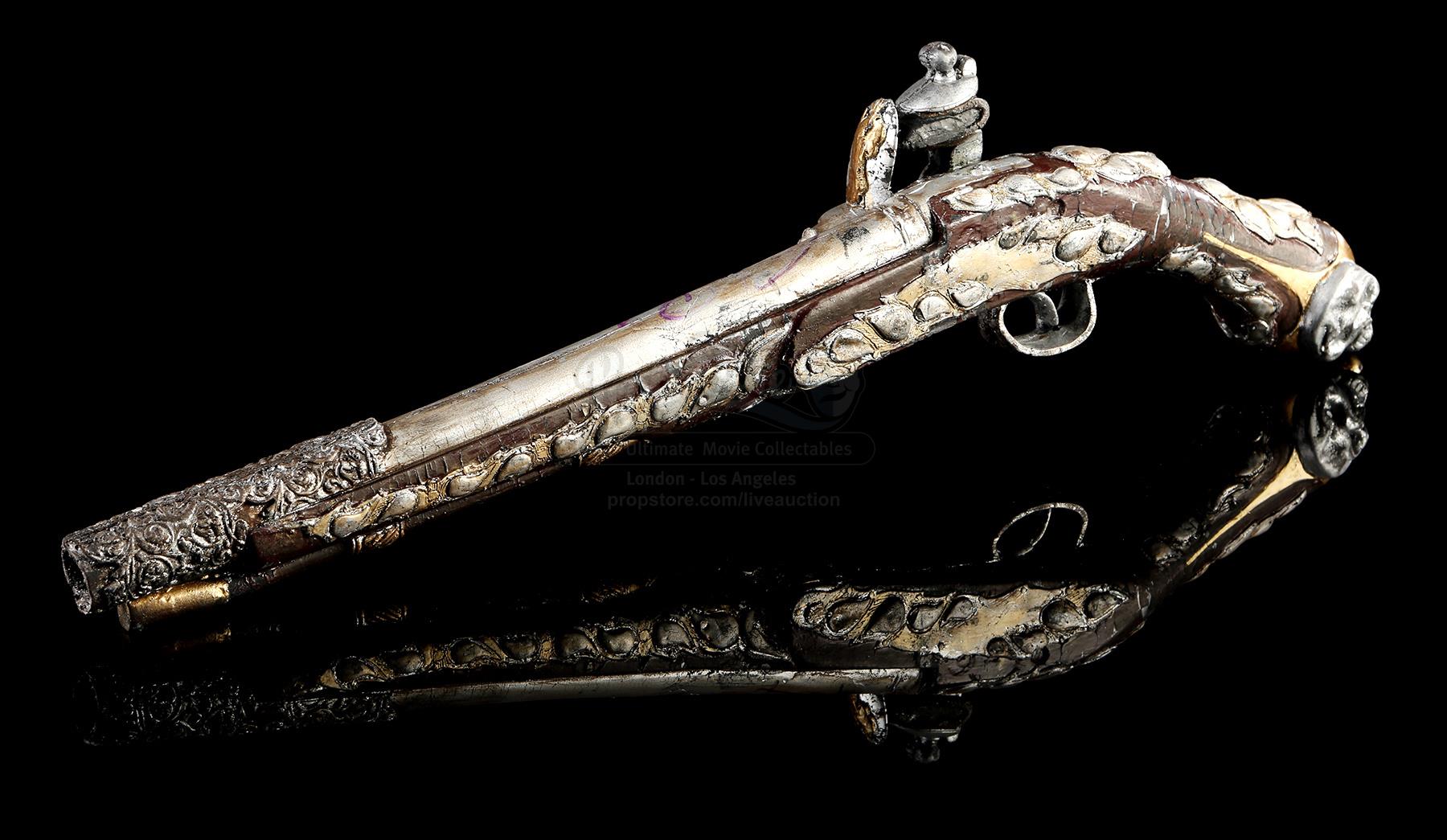 Captain Barbossas (Geoffrey Rush) Stunt Flintlock Pistol | Propstore ...