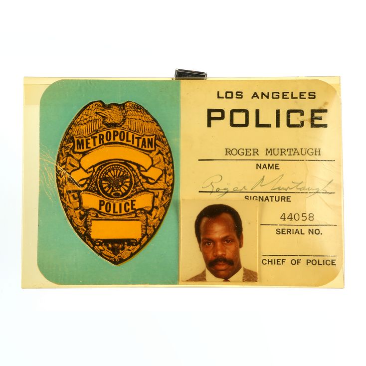 Lot # 1086: LETHAL WEAPON 3 (1992) - Roger Murtaugh's (Danny Glover ...