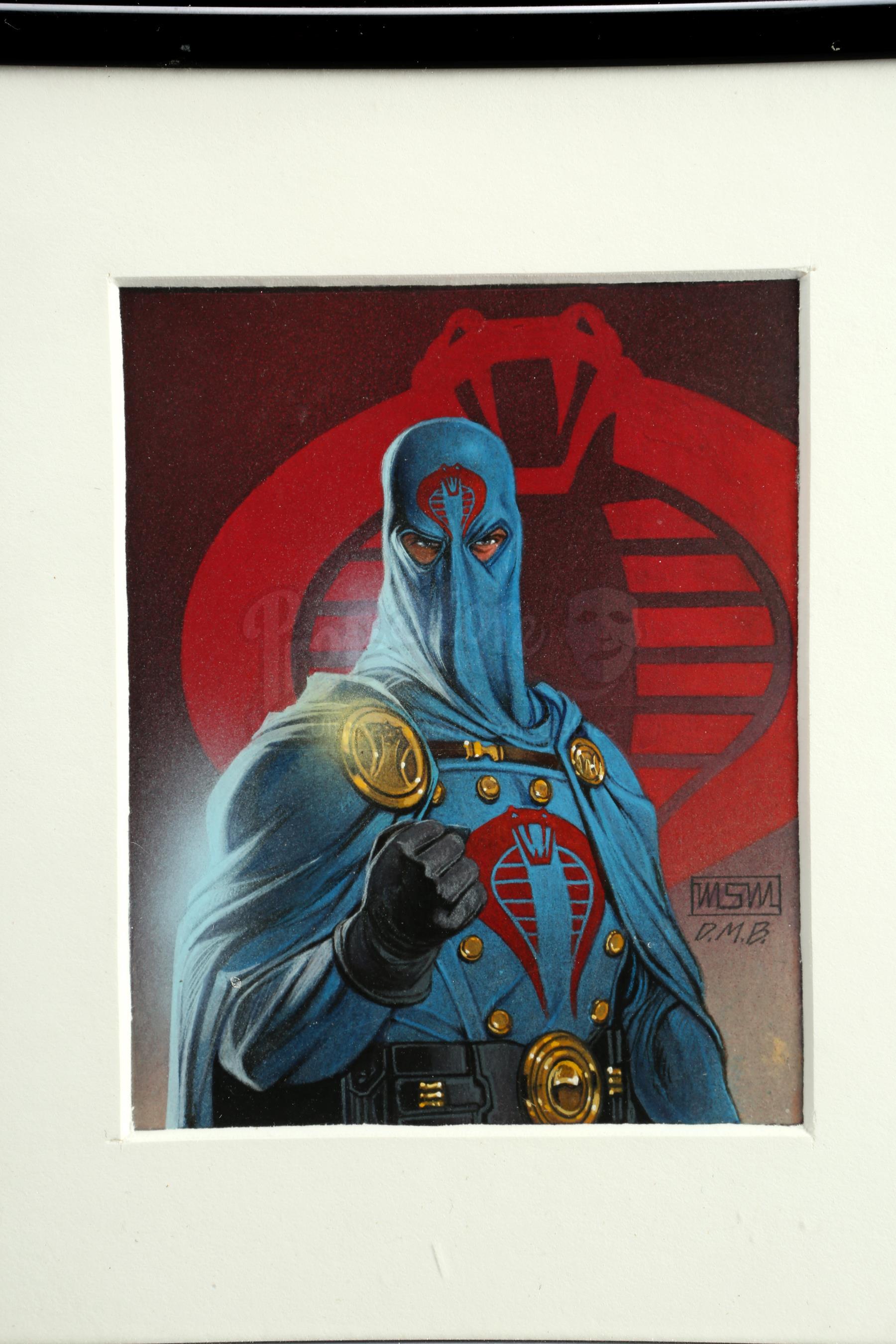 G.I. Joe Trading Card Game Cobra Commander Painting | Propstore - Find ...