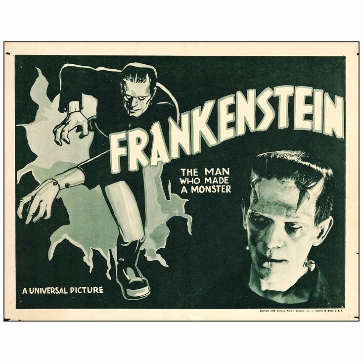 136. Title Lobby Card (11 x 14 ); Very Fine- ### FRANKENSTEIN (R-1938)