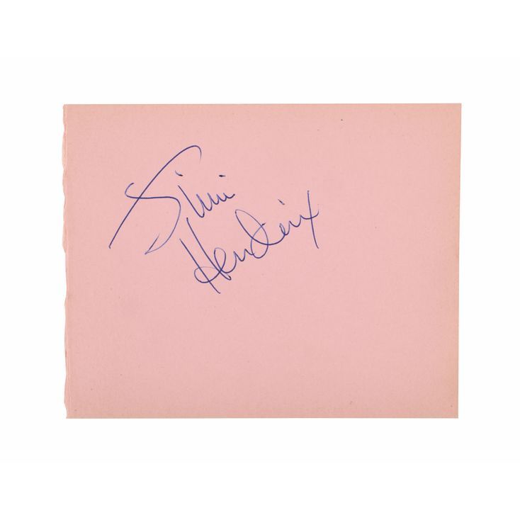 155. Jimi Hendrix-Autographed Page ### JIMI HENDRIX