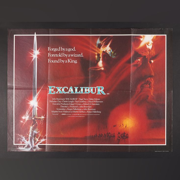 Lot #81 - EXCALIBUR (1981) - UK Quad, 1981
