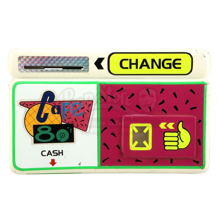 Light-Up Cafe 80s Payment Device | BACK TO THE FUTURE PART II (1989)