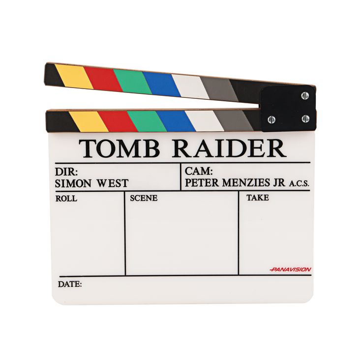 Lot 1428. Production Clapperboard | LARA CROFT: TOMB RAIDER (2001)