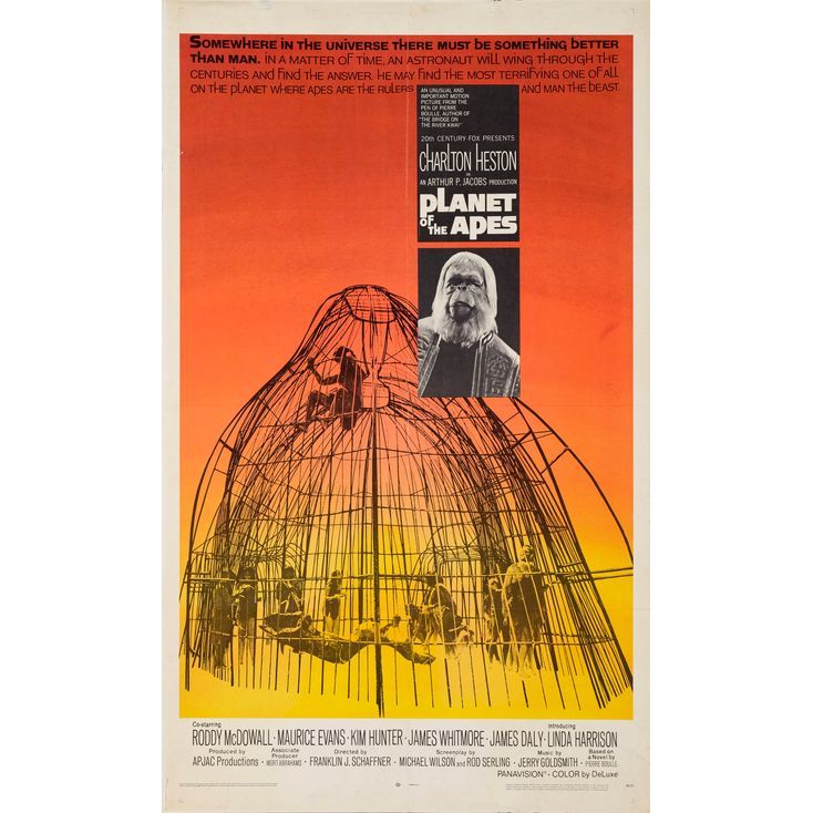 One Sheet Poster - (27 x 41 Folded) | PLANET OF THE APES (1968)