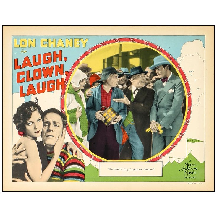 Lot # 87: LAUGH, CLOWN, LAUGH - Lobby Card (11 x 14 ); Very Fine