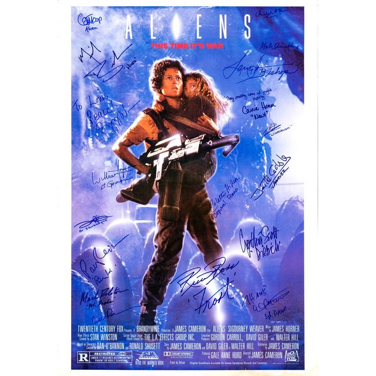 11. Key-Cast Autographed Commercial Poster (27 x 39 ) Signed by ...