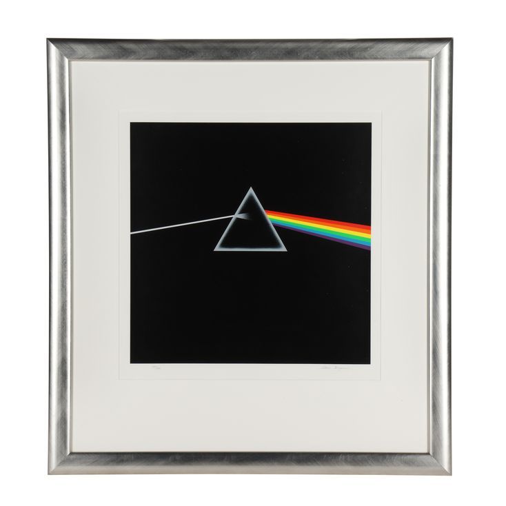 212. Framed Limited Edition The Dark Side of The Moon Album Cover Print ...