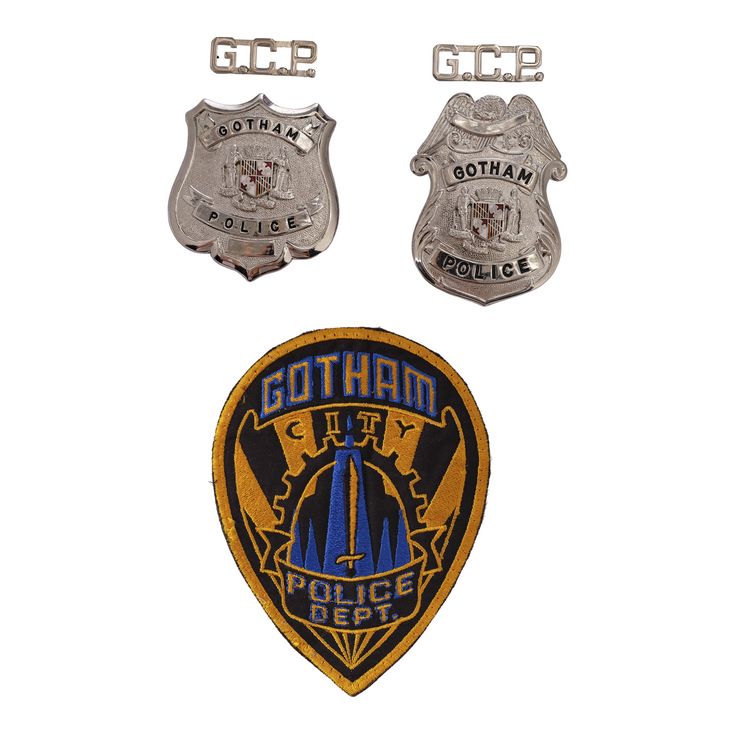 Lot # 38: BATMAN AND ROBIN (1997) - Set of Gotham City Police ...