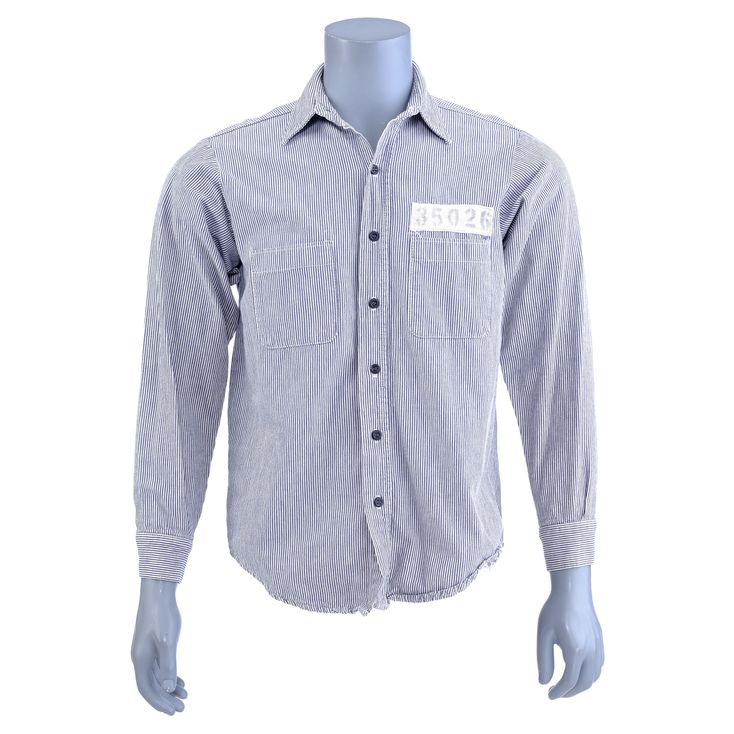 Lot 1118 - Shawshank Prison Inmate Shirt | SHAWSHANK REDEMPTION, THE (1994)