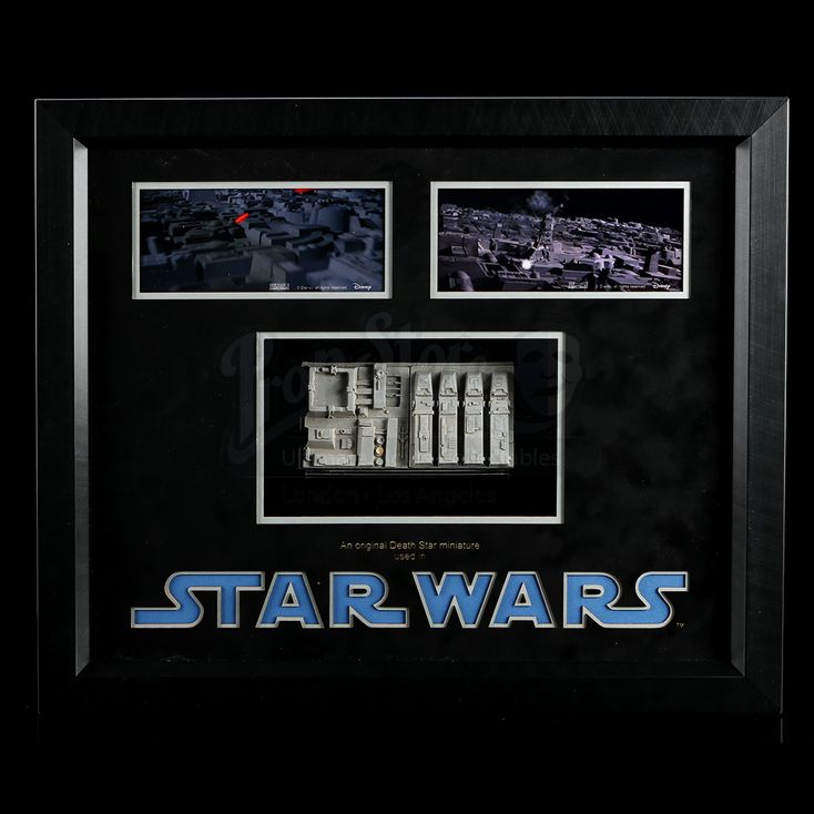 Framed 6x3 Death Star Surface | STAR WARS: A NEW HOPE (1977)