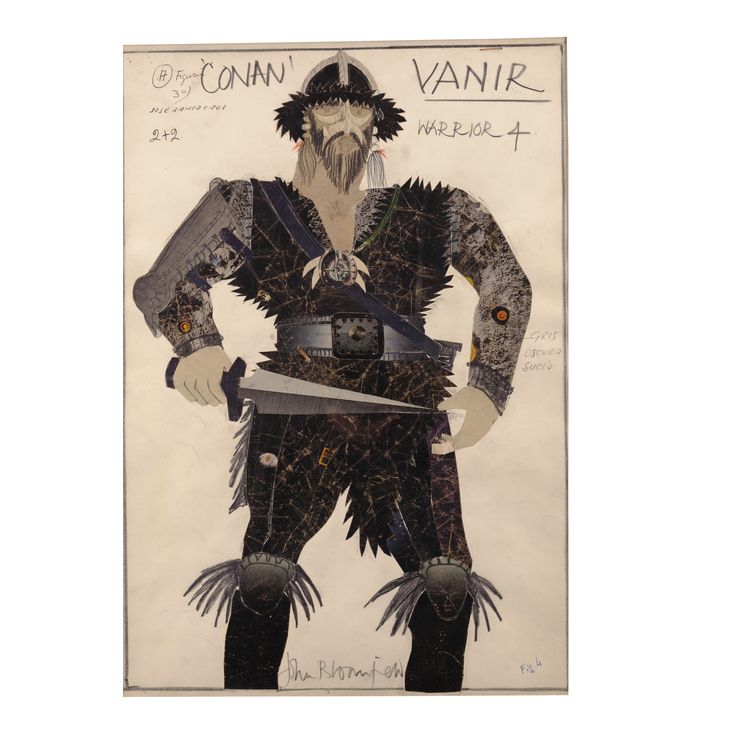 Lot 183 - Original John Bloomfield-Signed Vanir Warrior Costume ...
