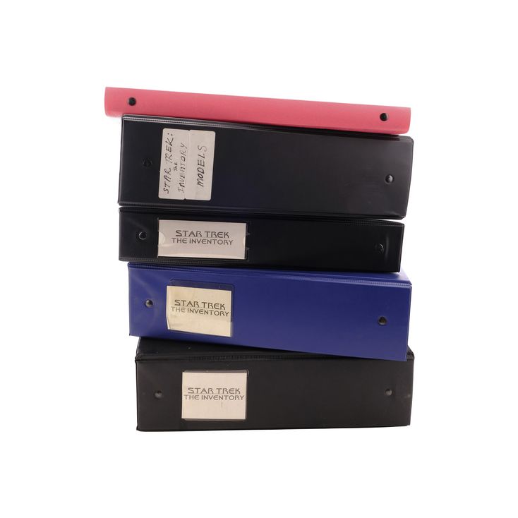Lot 357 - Set of Star Trek The Inventory Production Binders | STAR TREK ...