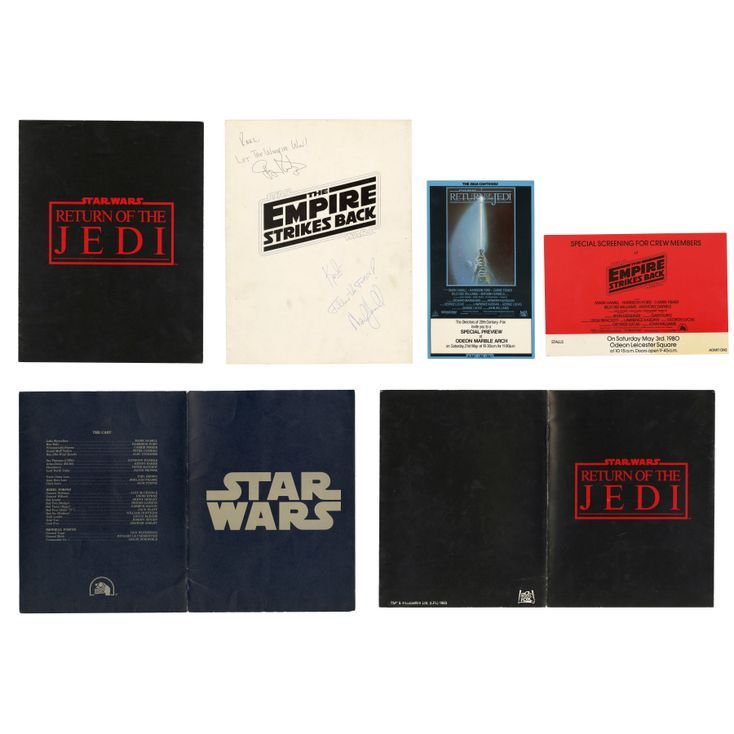 Lot 1171. Gerard Bourke Collection Autographed Credit Folder, Set of ...