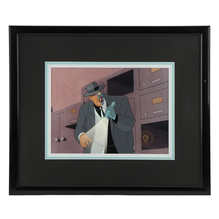 2056. Two-Face Original Hand-Painted Production Cel | BATMAN: THE ...
