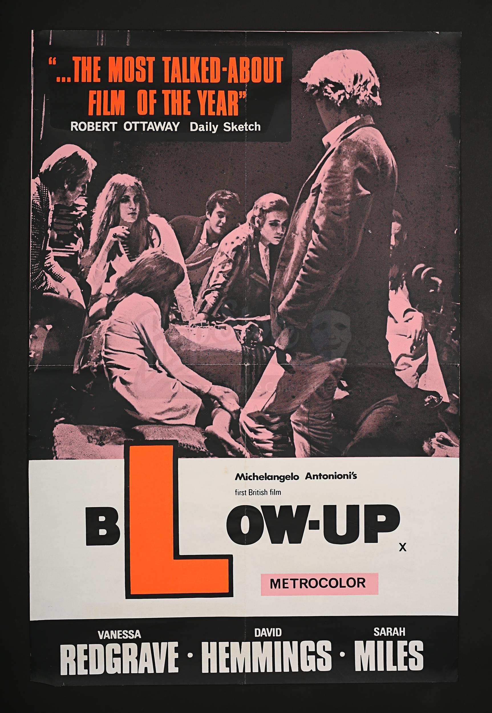 Set of Six UK Double-Crown Posters (1966) | BLOW UP (1966)