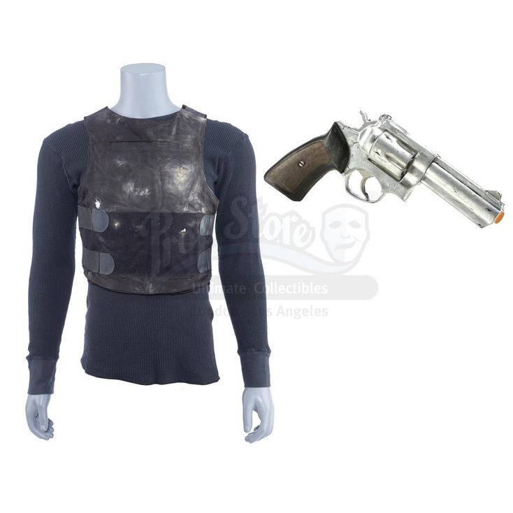 Frank Castles Bulletproof Vest Squib Rig and Bullet-Riddled Black Shirt ...