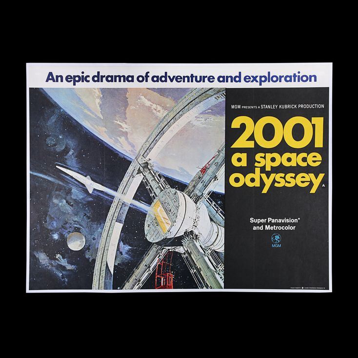 Lot 311 - Cinema Poster Live Auction - UK Quad Poster, 1968 | 2001: A ...