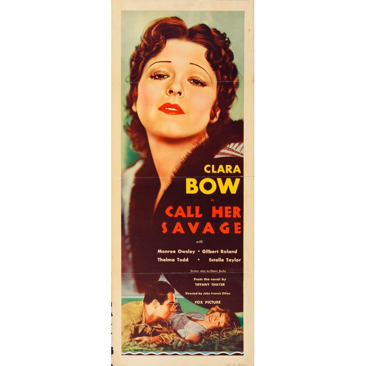 58. CALL HER SAVAGE Insert (14 x 36) Fine Folded | CALL HER SAVAGE (1932)
