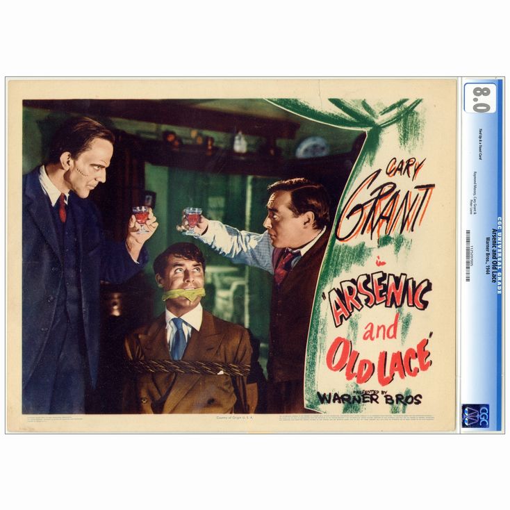 Lot 344 CGC Graded Lobby Card (11 x 14) Very Fine | ARSENIC AND OLD ...