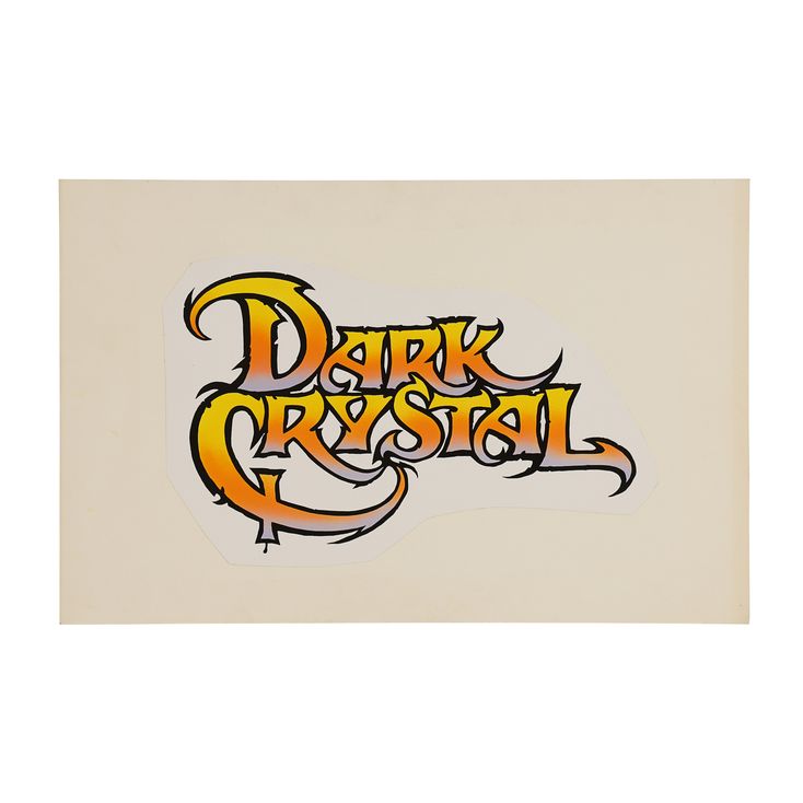 Lot # 76: THE DARK CRYSTAL (1982) - Hand-painted Main Title Artwork