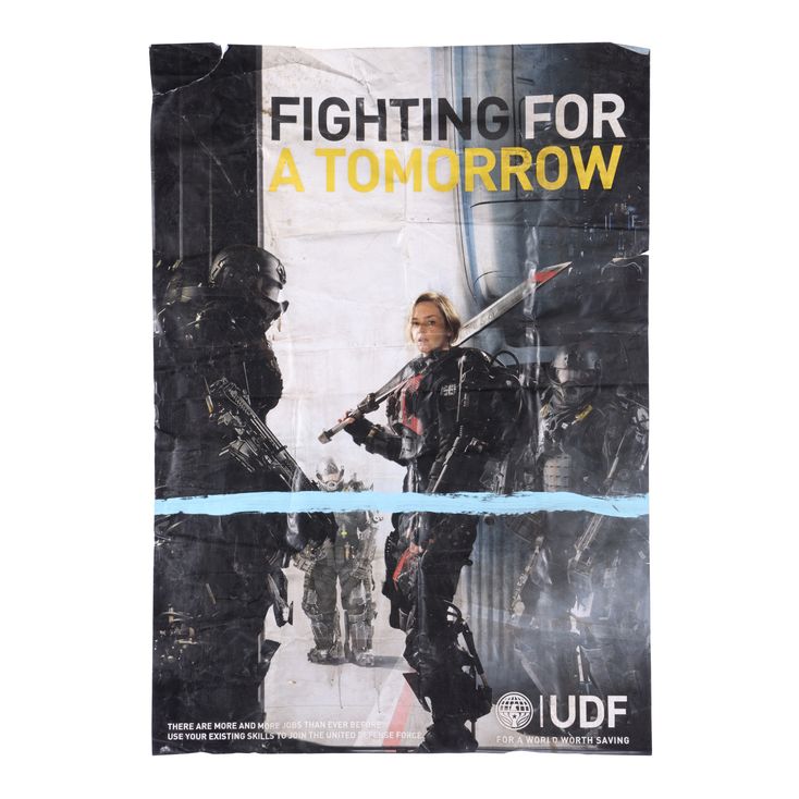 Lot 1080. Screen-Matched Fighting For Tomorrow Poster | EDGE OF ...