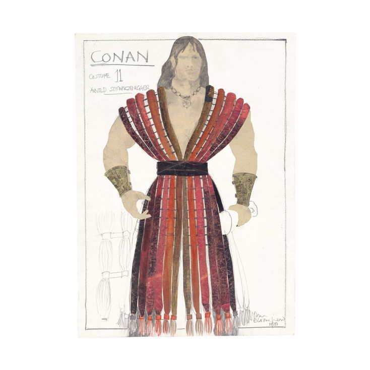 Lot #703 - CONAN THE BARBARIAN (1982) - Hand-Drawn John Bloomfield ...