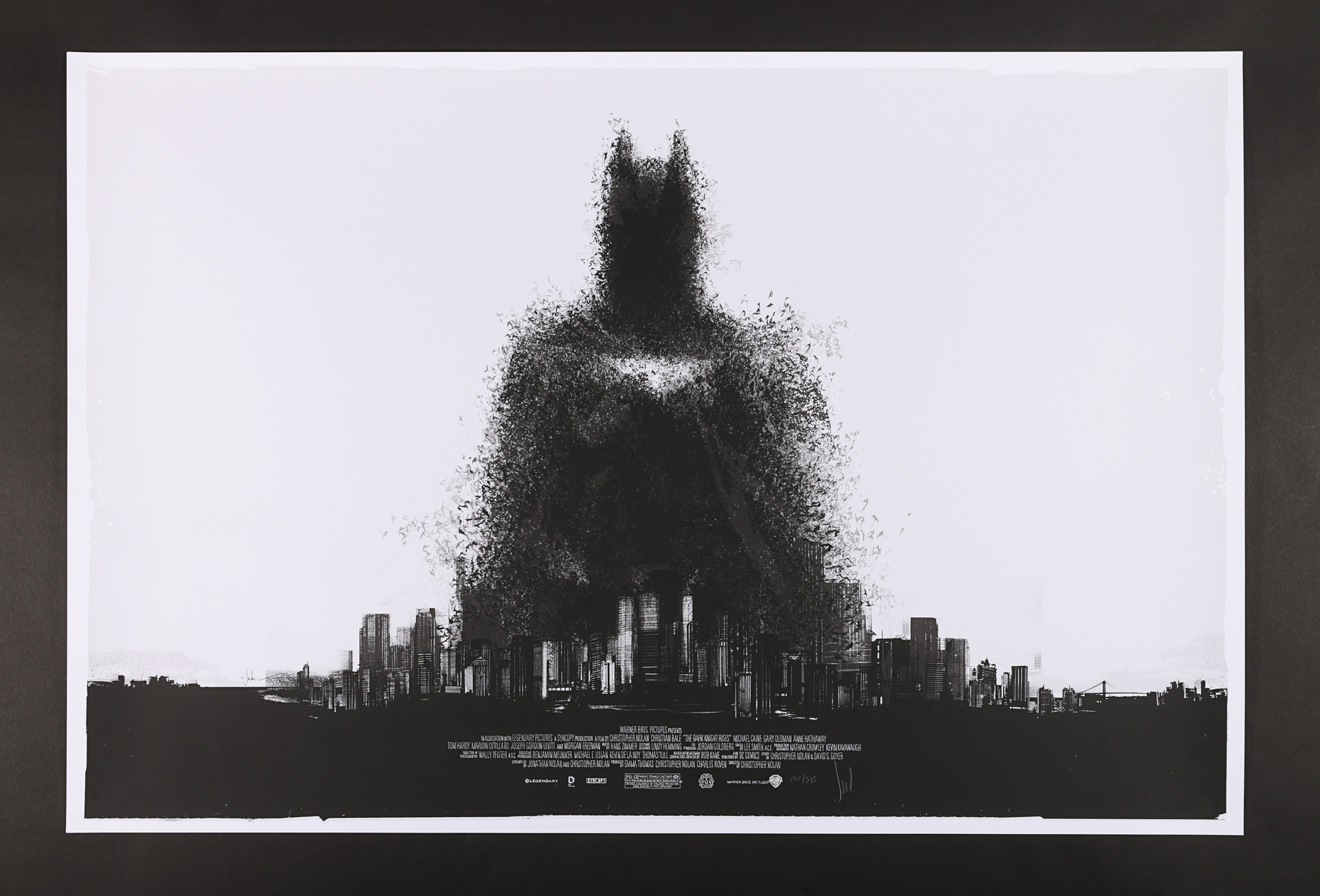 Lot #479 - BATMAN: THE DARK KNIGHT RISES (2012) - Signed and Hand ...