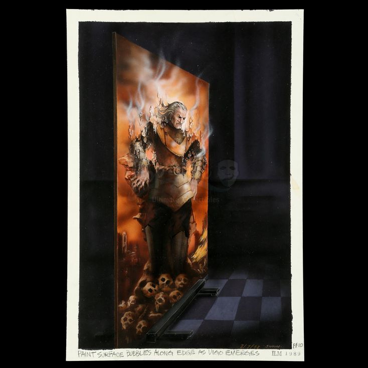 Hand-Painted Vigo the Carpathian Illustration | GHOSTBUSTERS II (1989)