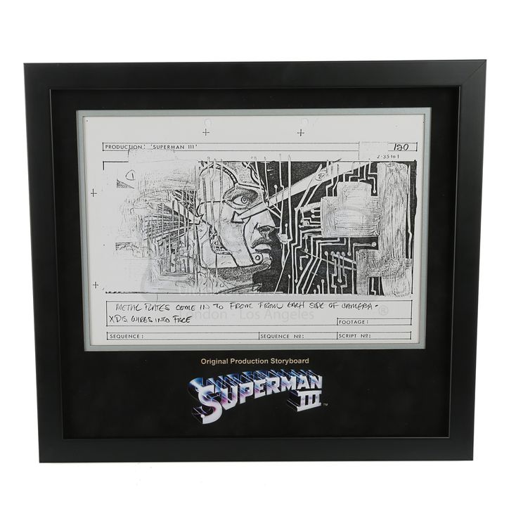 Original Production Storyboard - Vera Merges With The Computer ...