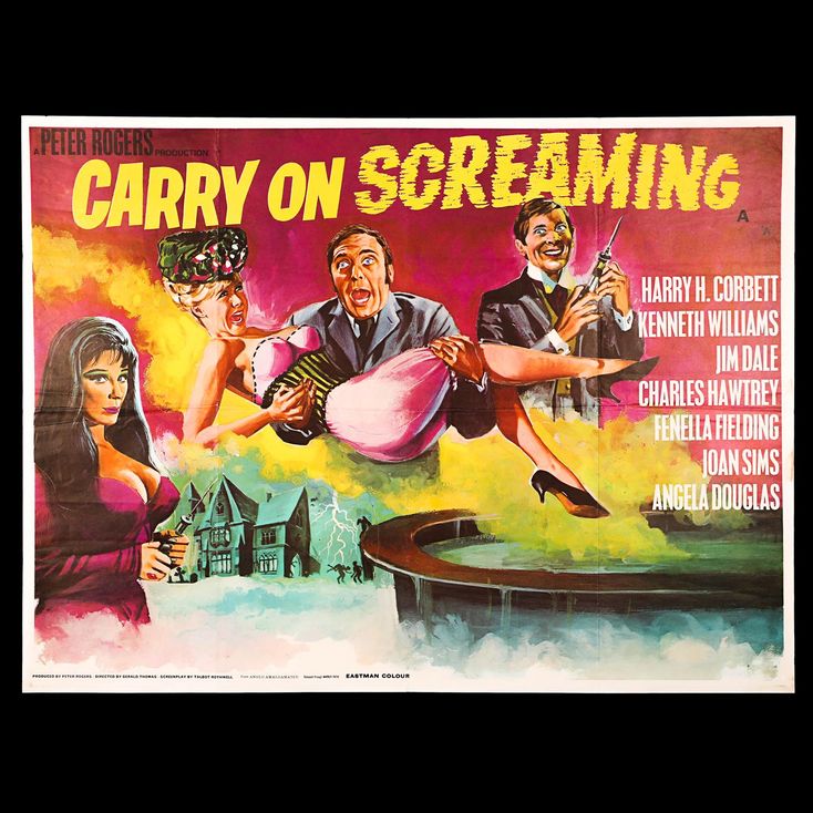 CARRY ON SCREAMING (1966) - UK Quad Poster | CARRY ON SCREAMING! (1966)