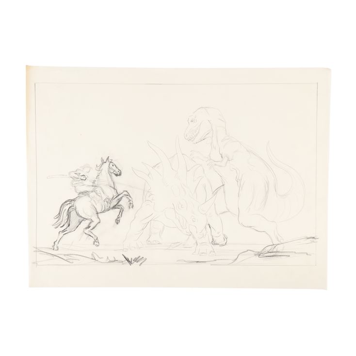Lot # 136: THE VALLEY OF GWANGI (1969) - Ray Harryhausen Archive: Ray ...