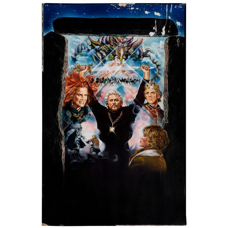 Hand-Painted Joann Daley Final One Sheet Artwork | ARTHUR THE KING (1983)