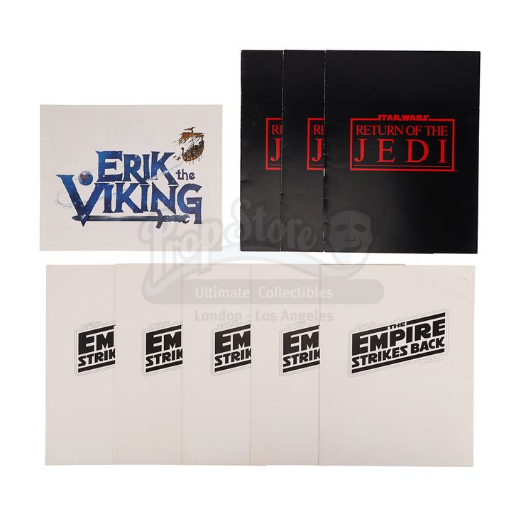 Collection of Cast and Crew Credits Folders | VARIOUS PRODUCTIONS