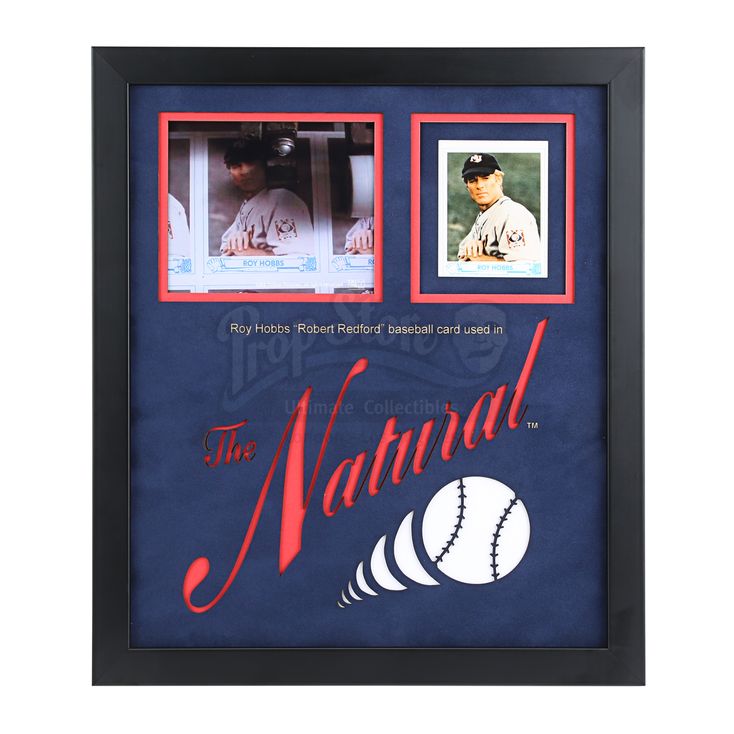 Framed Roy Hobbs (Robert Redford) Baseball Card | NATURAL, THE (1984)