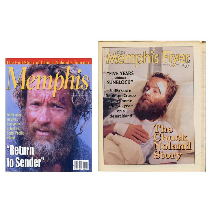 Pair of Chuck Noland (Tom Hanks) Memphis Periodicals | CAST AWAY (2000)